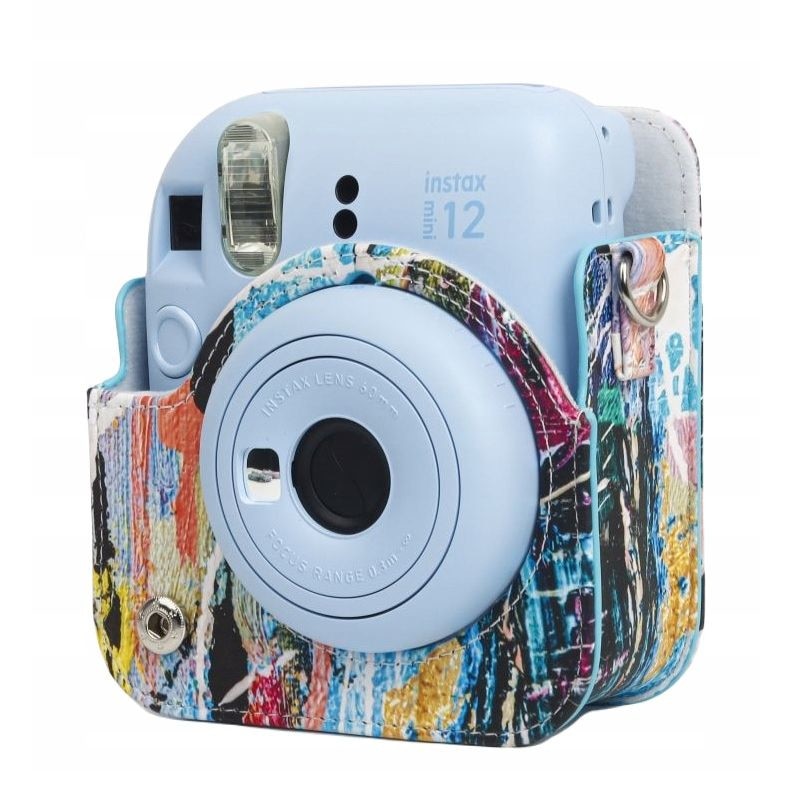 Geanta foto FujiFilm INSTAX Mini 12, Imagine pestrita - eMAG.ro