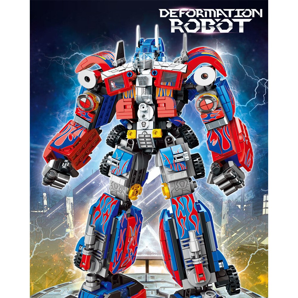 Robot Transformers OPTIMUS PRIME STAR COMMANDER Transformabil, Tip lego ...