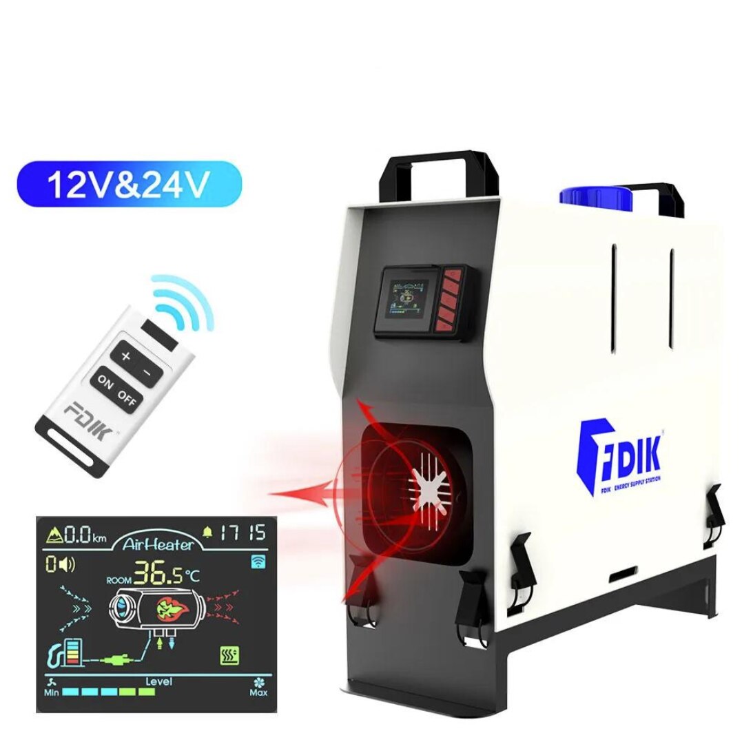 Суха дизелова печка за камион Fdik F4 Напрежение 12v и 24v Мощност 5
