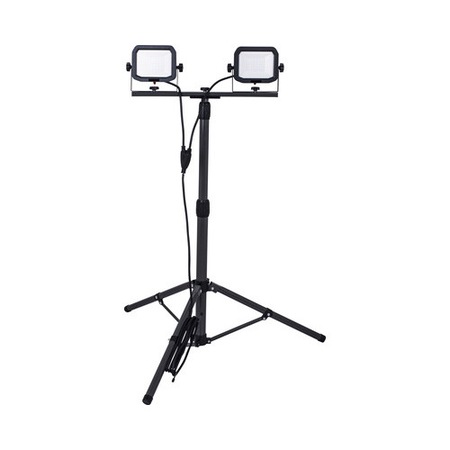Proiector LED cu stativ Luceco 2x30W, pentru exterior IP65 - eMAG.ro