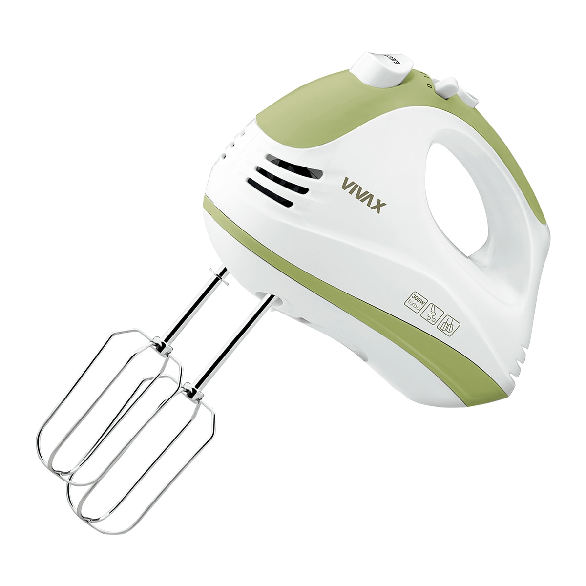 Mixer de mana Vivax HM-303WG, 300 W, 5 viteze, functie turbo, Alb - eMAG.ro
