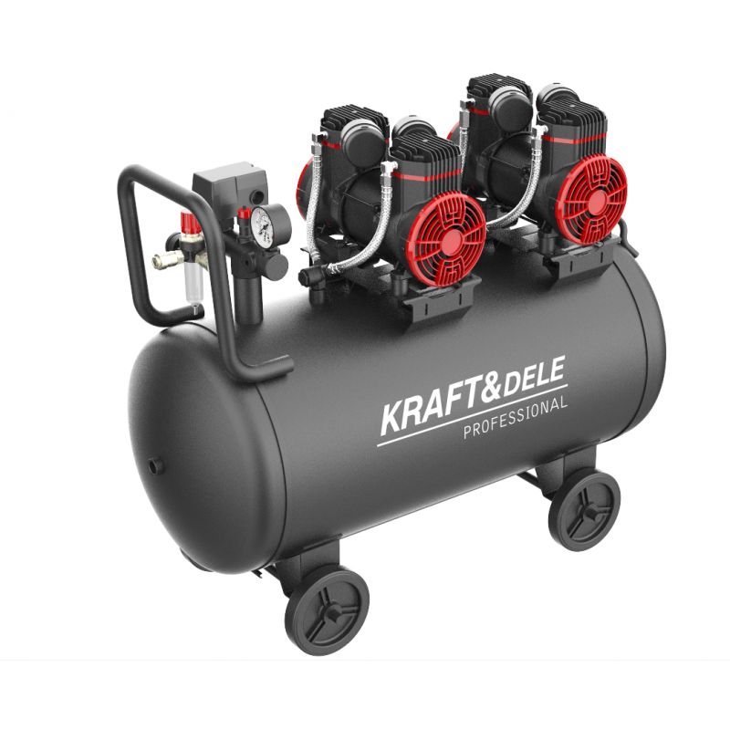 Compresor de aer fara ulei, 2x1.5KW, 100l, KD1392 - eMAG.ro