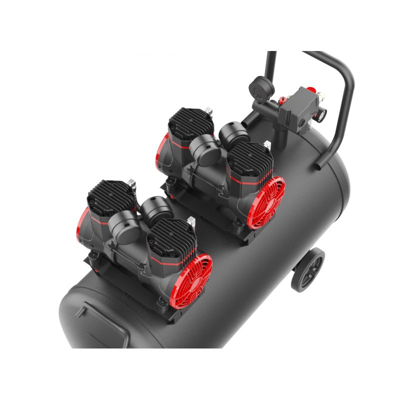 Compresor de aer fara ulei, 2x1.5KW, 100l, KD1392 - eMAG.ro