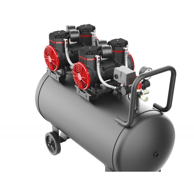 Compresor de aer fara ulei, 2x1.5KW, 100l, KD1392 - eMAG.ro