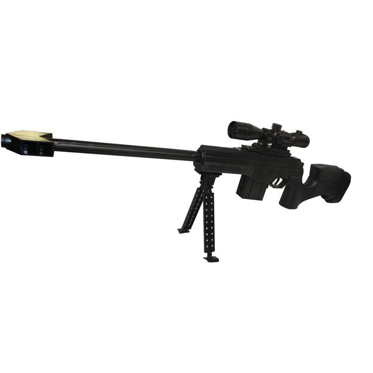 Pusca de jucarie cu bile, vizor cu laser, 6 mm, plastic, 58 cm - eMAG.ro