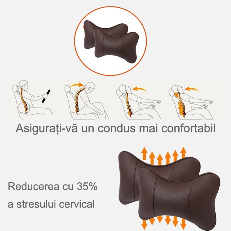 Set 2 perne, Pentru masina, Maro - eMAG.ro