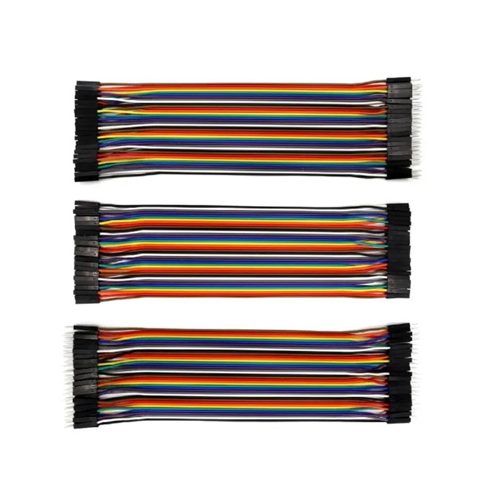 Set Fire Jumper DuPont 20cm, Keyestudio, 20x M-M, 20x M-T, 20x T-T ...