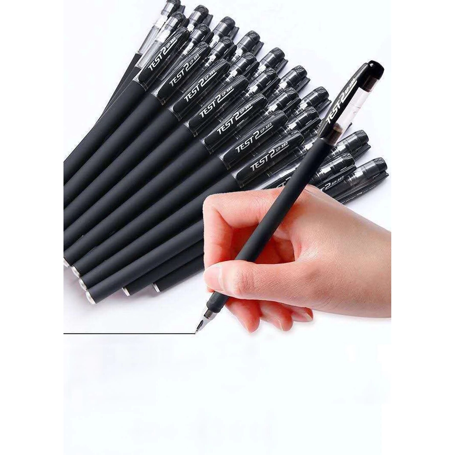 Set 12 Pixuri cu Gel, Negru - eMAG.ro