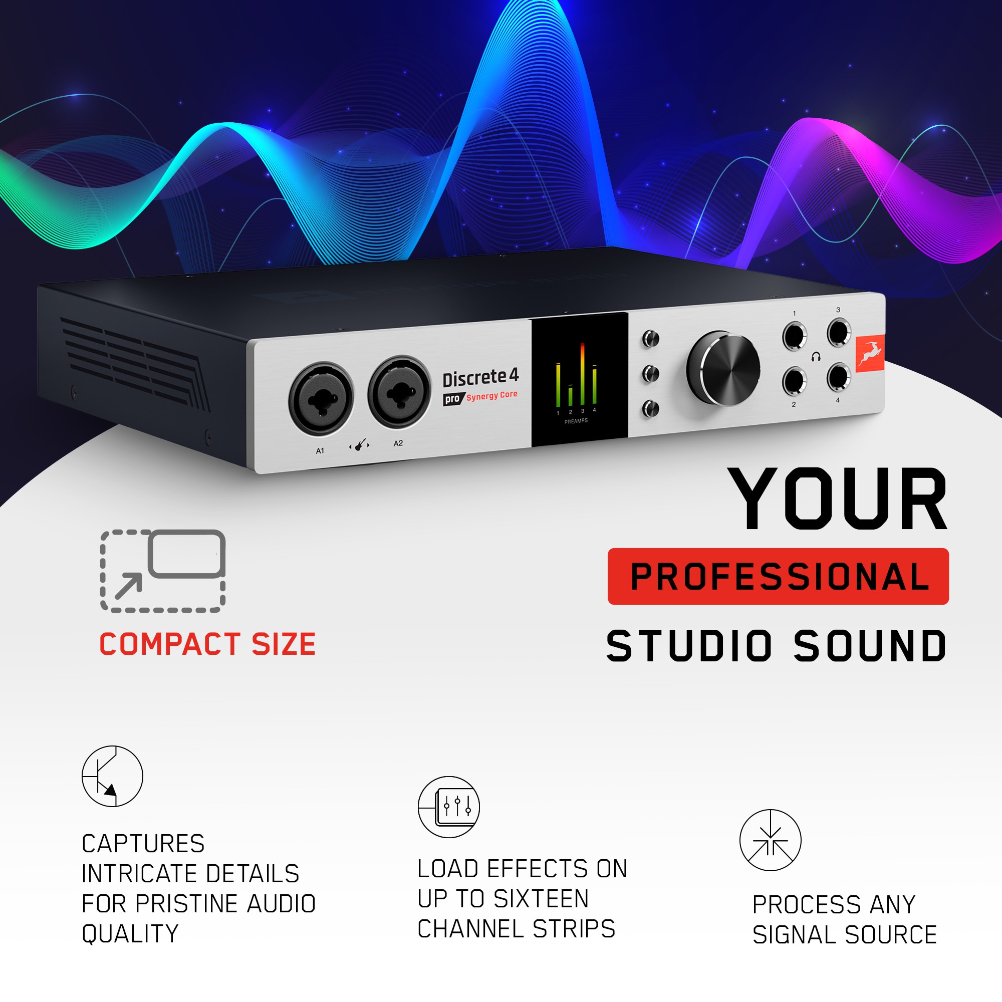 Interfata audio, Antelope Audio, Thunderbolt/USB, Negru - eMAG.ro