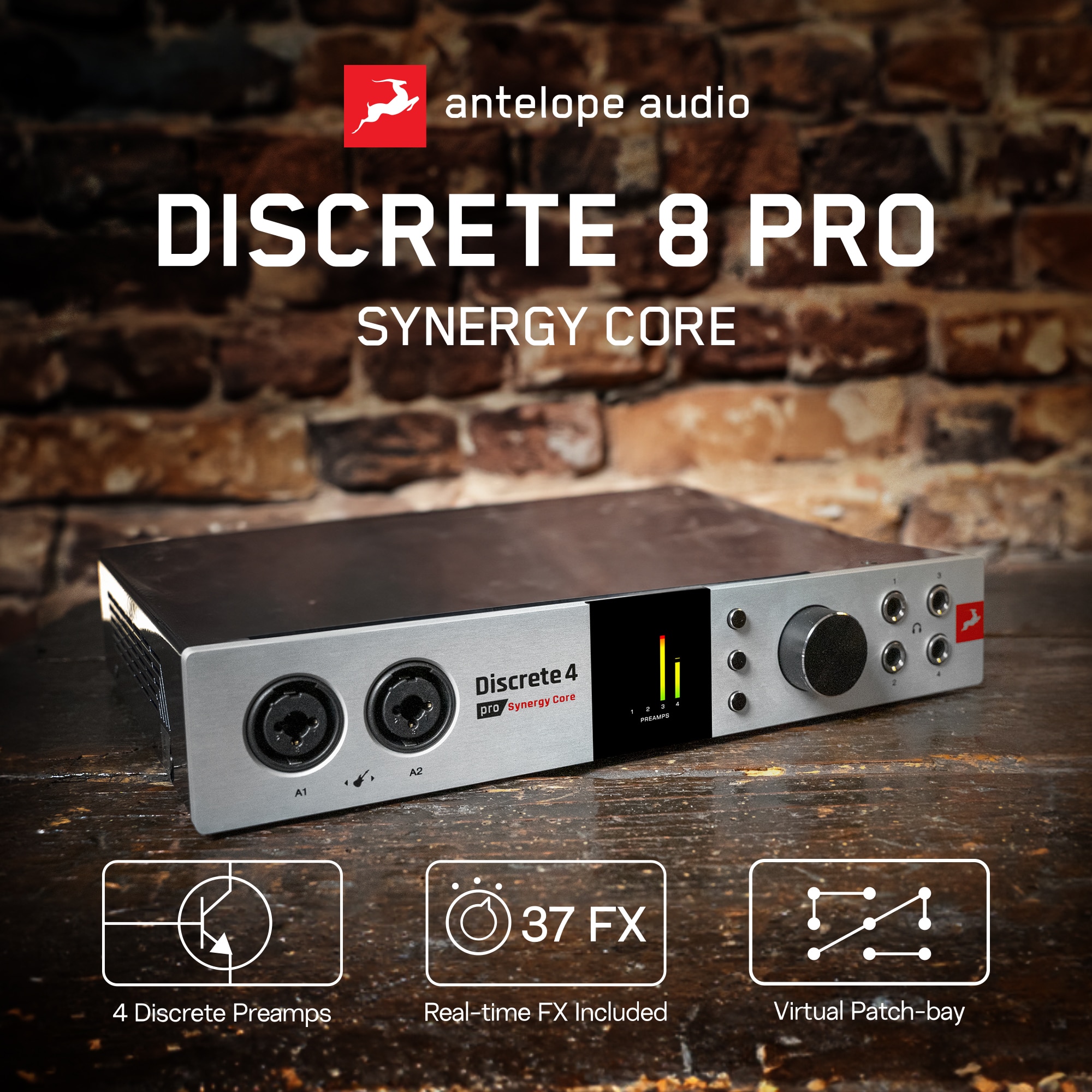 Aудио интерфейс Antelope Audio Thunderbolt и USB, Discrete 4 Pro ...