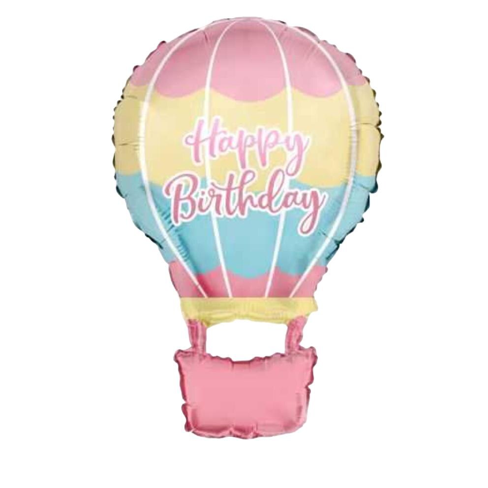 Balon Happy Birthday, Folie, 52 x 80 cm, Multicolor - eMAG.ro