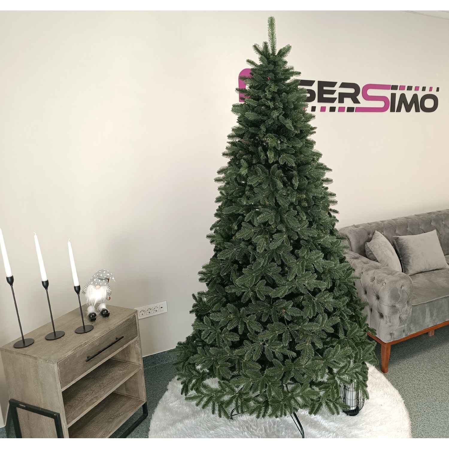 Brad artificial Christmas Deluxe Sersimo, Canada Mix, 2D+3D, 210cm ...