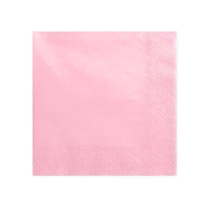 Set 20 servetele din hartie, Roz, 33 cm - eMAG.ro