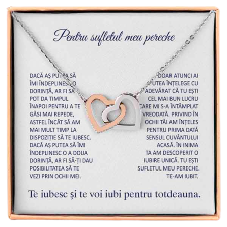 Colier cu Inimi Impletite, Pentru sufletul meu pereche - SONA HEARTS ...