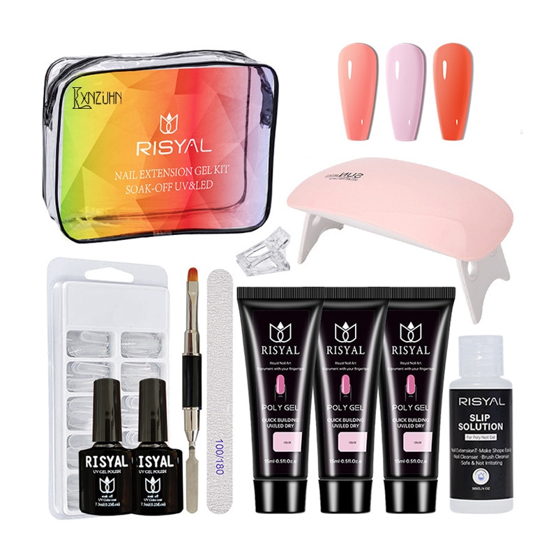 Set 11x manichiura cu lipici, LXNZUHN, 3 culori - eMAG.ro