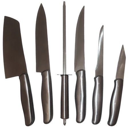 Set cutite inox pentru bucatarie, 6 piese - eMAG.ro