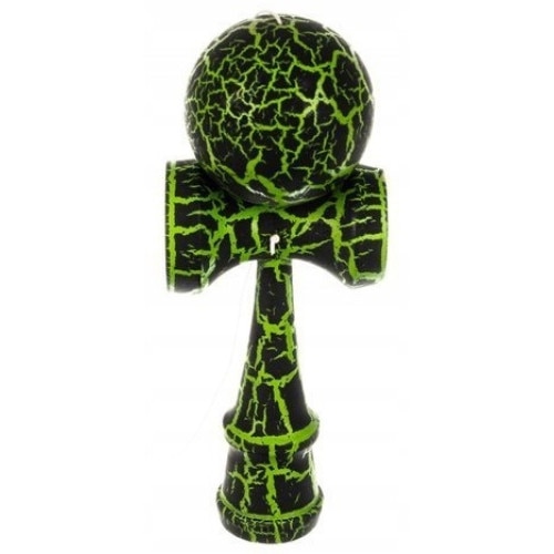 Joc kendama, Iso Trade, Lemn, Verde/Negru - eMAG.ro