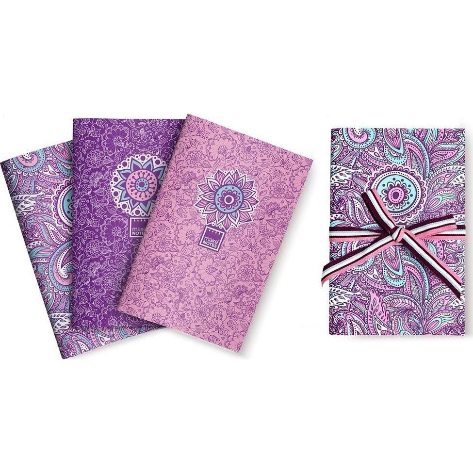 Set 3 caiete, Make Notes, A6, Multicolor - eMAG.ro