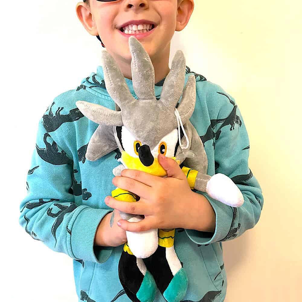 Jucarie Sonic, Plus, 30 cm, 3+, Gri - eMAG.ro