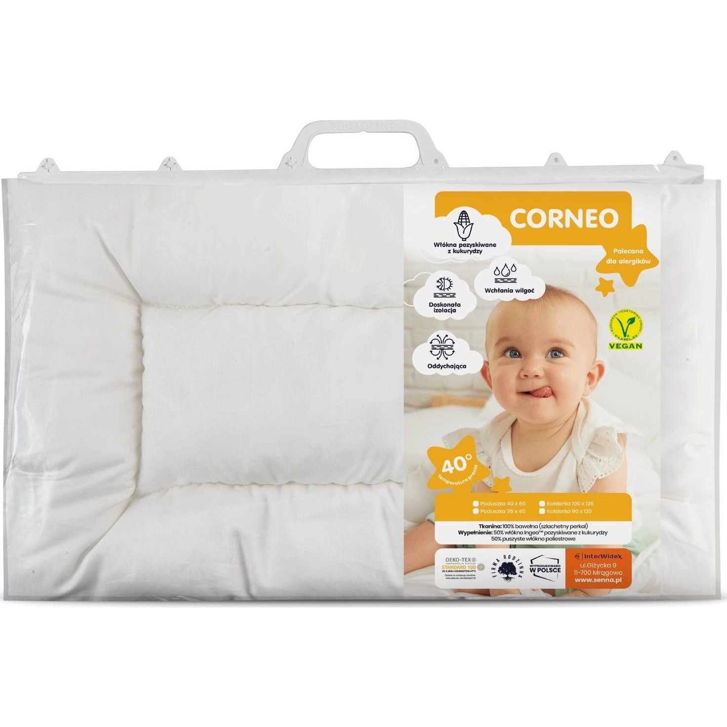 Perna copii, 40 x 60 cm, Alb - eMAG.ro