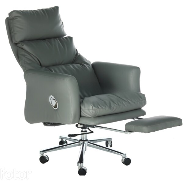 Scaun birou, Gsp Inox, cu suport pentru picioare retractabil - eMAG.ro