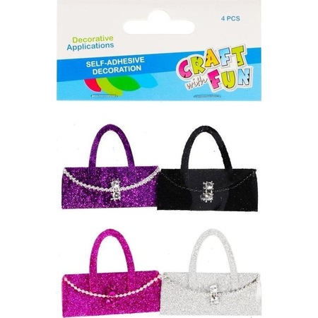 Set 4 gentute autoadezive, Craft with Fun, Multicolor - eMAG.ro