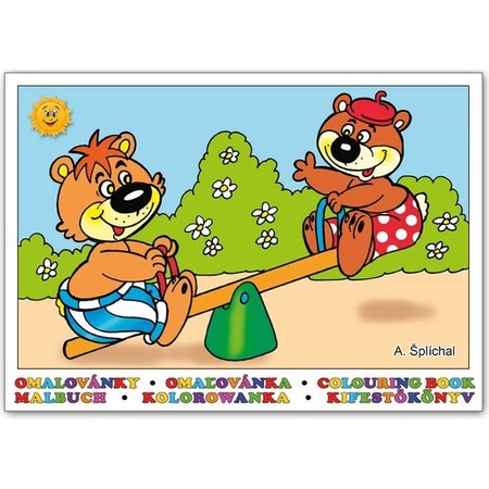 Carte de colorat, MFP Paper, cu ursuleti, Limba poloneza - eMAG.ro