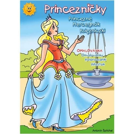 Carte de colorat cu printese, MFP PAPER, 3 ani+ - eMAG.ro