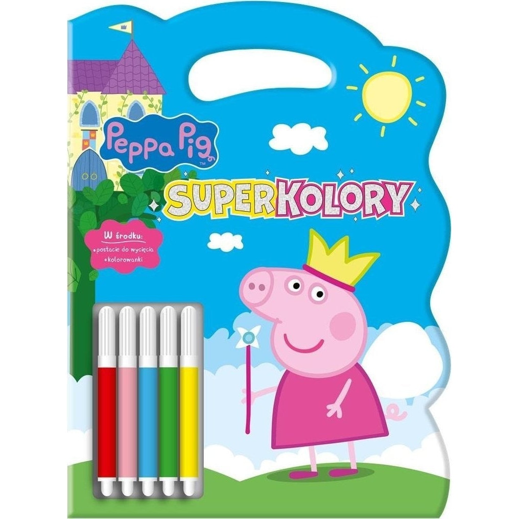 Carte de colorat Peppa Pig, SUPERKOLORY - eMAG.ro
