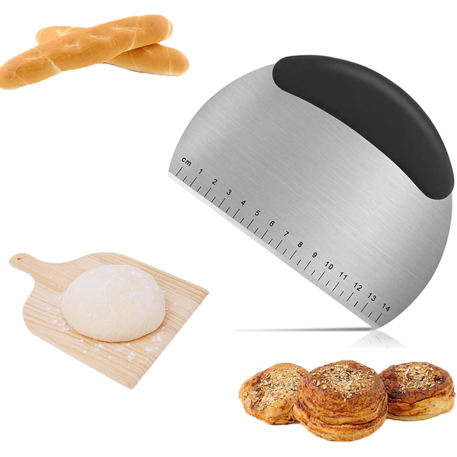 Racleta aluat, Jormftte, Inox, Argintiu/Negru - eMAG.ro
