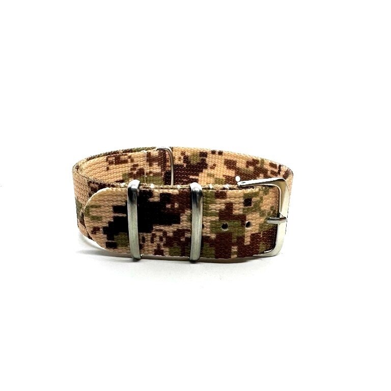 Curea ceas textil sport 18mm camuflaj desert NATO - eMAG.ro