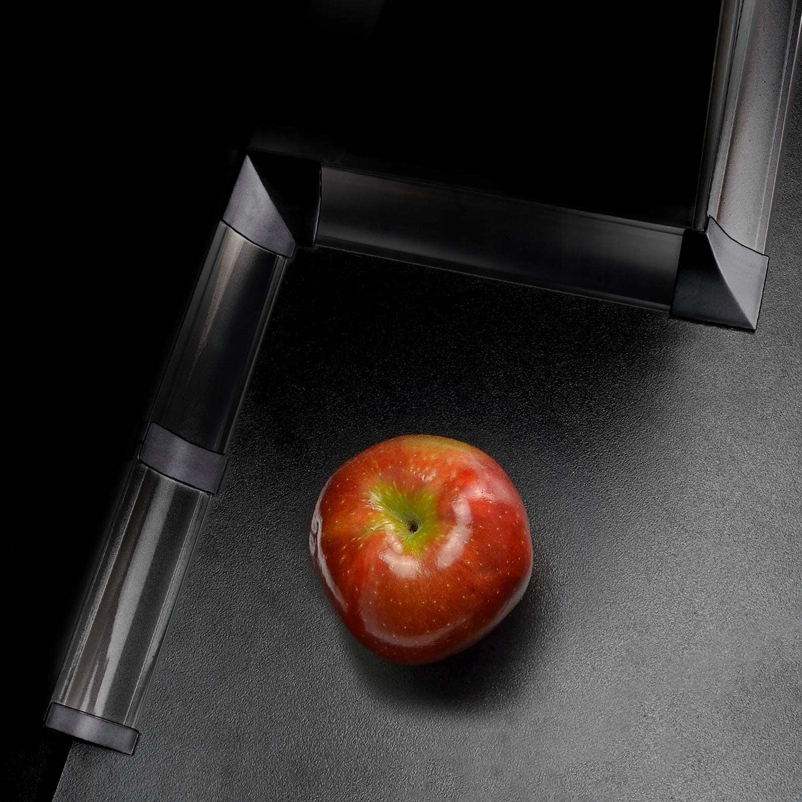 Plinta pentru blat bucatarie, DQPP, PVC, 3 m, Negru mat - eMAG.ro