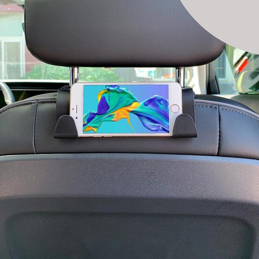 Set carlige pentru tetiera scaun auto, Ronyes®, Negru - eMAG.ro