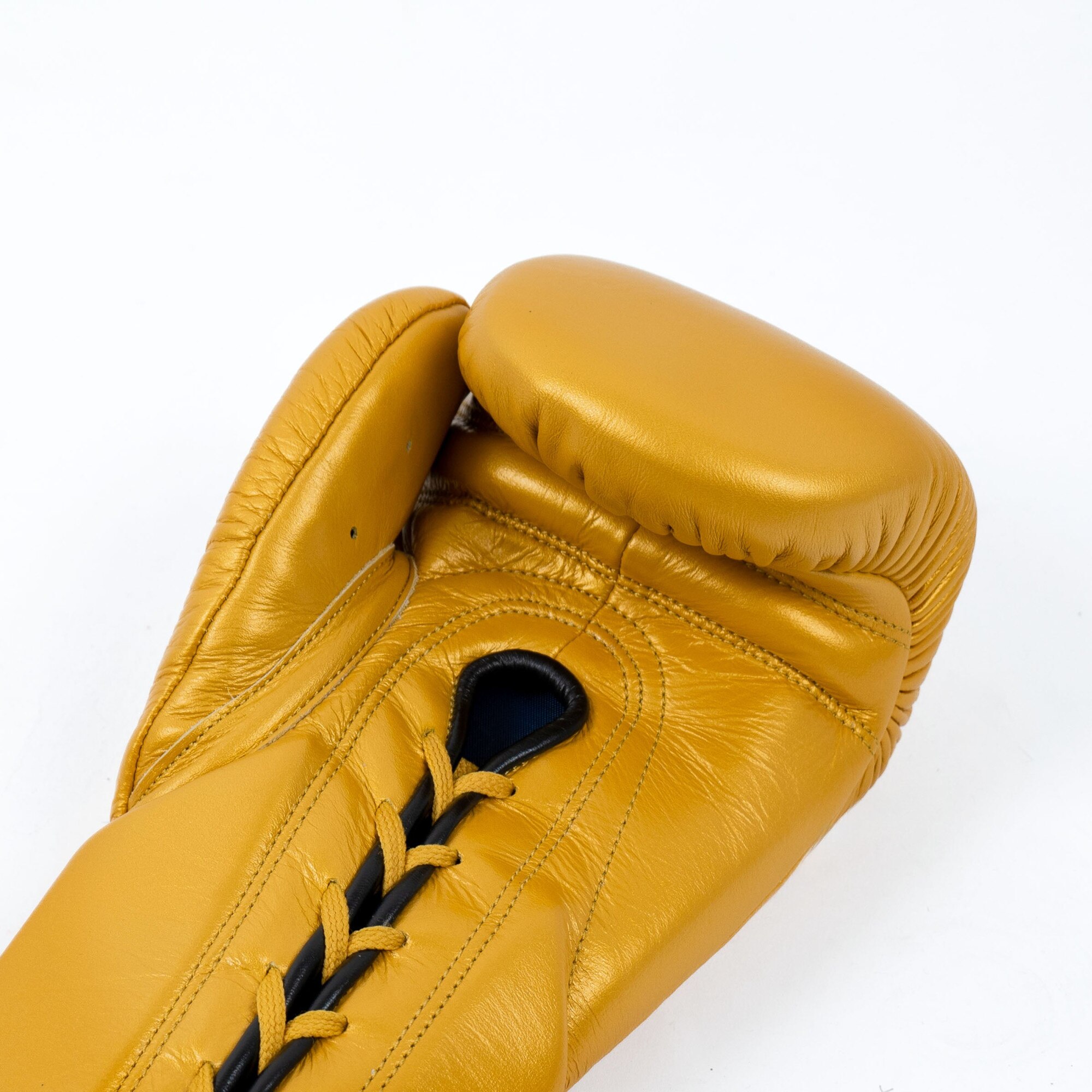 Manusi de Box cu Siret Knockout Colosseum 12OZ / Auriu - eMAG.ro