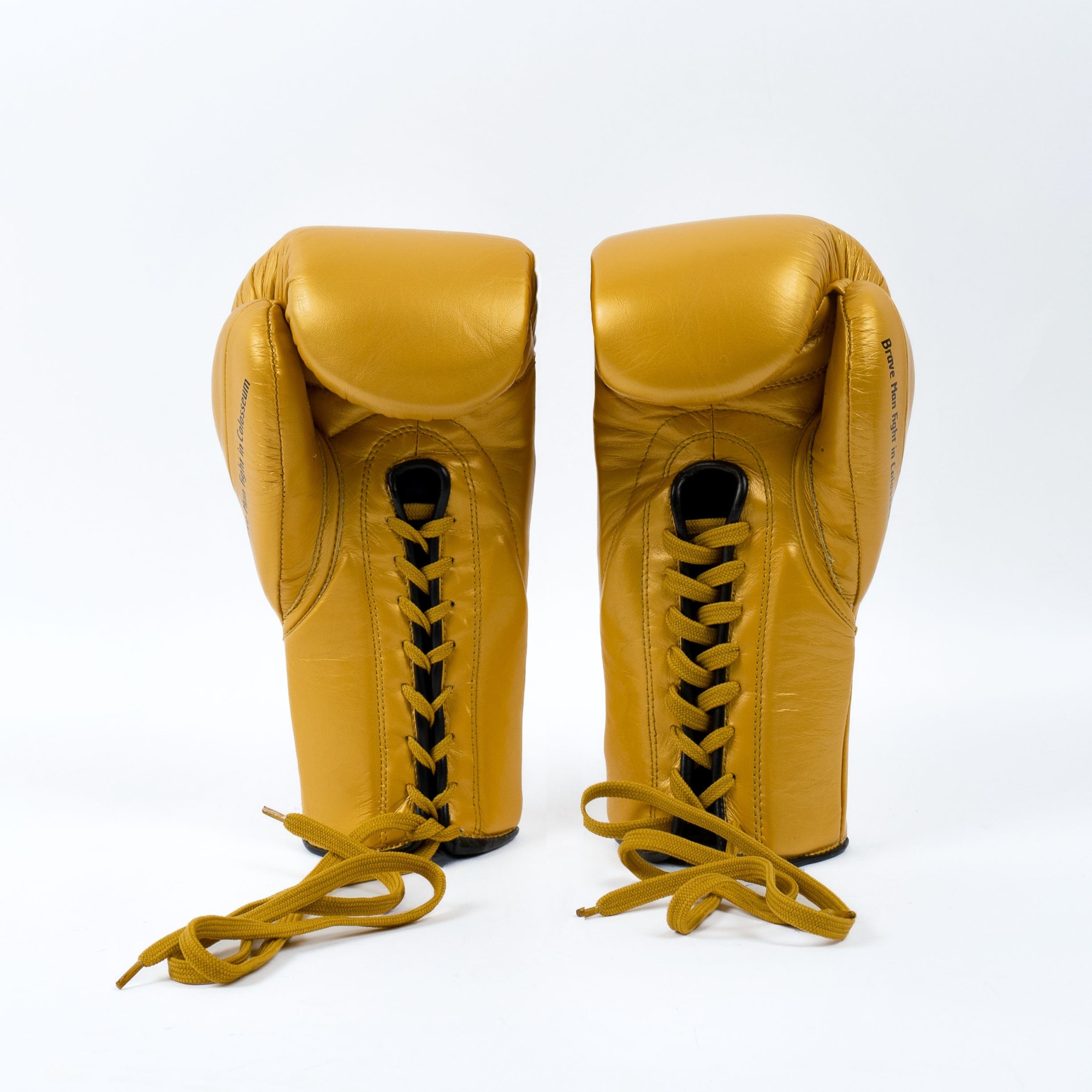 Manusi de Box cu Siret Knockout Colosseum 12OZ / Auriu - eMAG.ro