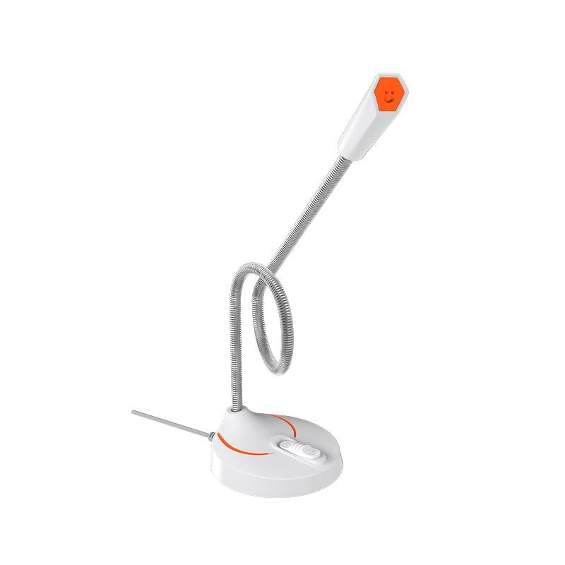 Microfon, Meetion, Conectare USB, Cablu 2.2m, Alb - eMAG.ro