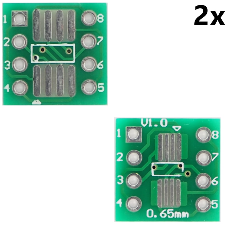Set 2x PCB adapter, SE, SOP8 SSOP8 TSSOP8, 65mm - eMAG.ro