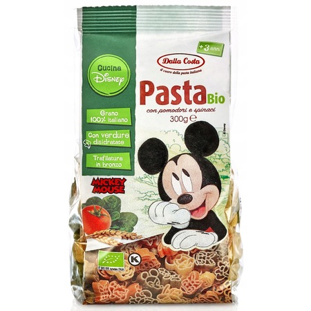 Paste colorate Mickey Mouse, Dalla Costa, Organic, 300g - eMAG.ro