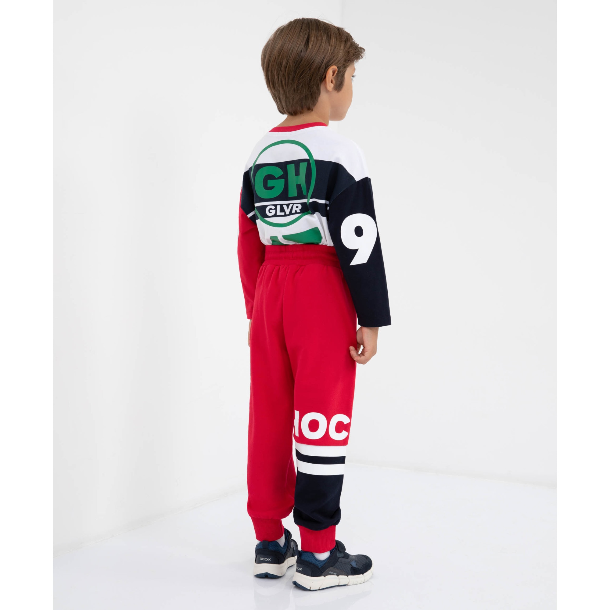 Pantaloni, rosii, pentru baieti, tricotati, Gulliver, 110 cm - eMAG.ro