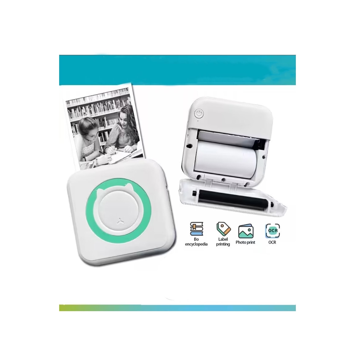 Mini imprimanta JustPrint, portabila, multifunctionala, usor de ...