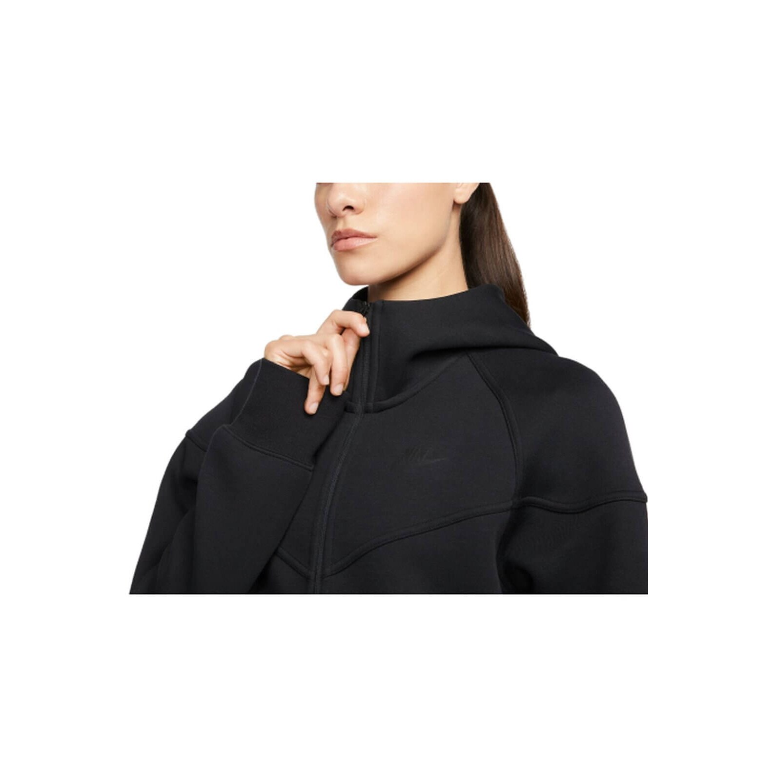 Hanorac NIKE Tech Fleece, FB8338-010 Negru XS INTL - eMAG.ro