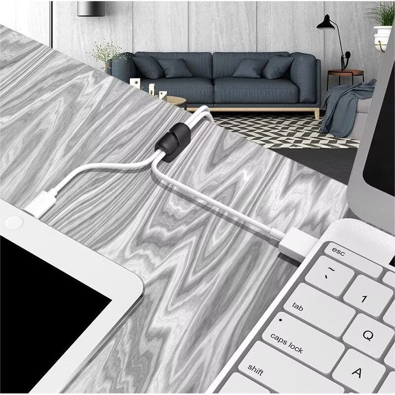 Suport cablu autoadeziv, Sunmostar, Plastic, Negru - eMAG.ro