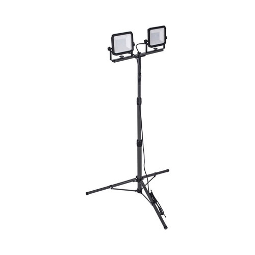Proiector LED cu stativ Luceco 2x50W, pentru exterior IP65 - eMAG.ro