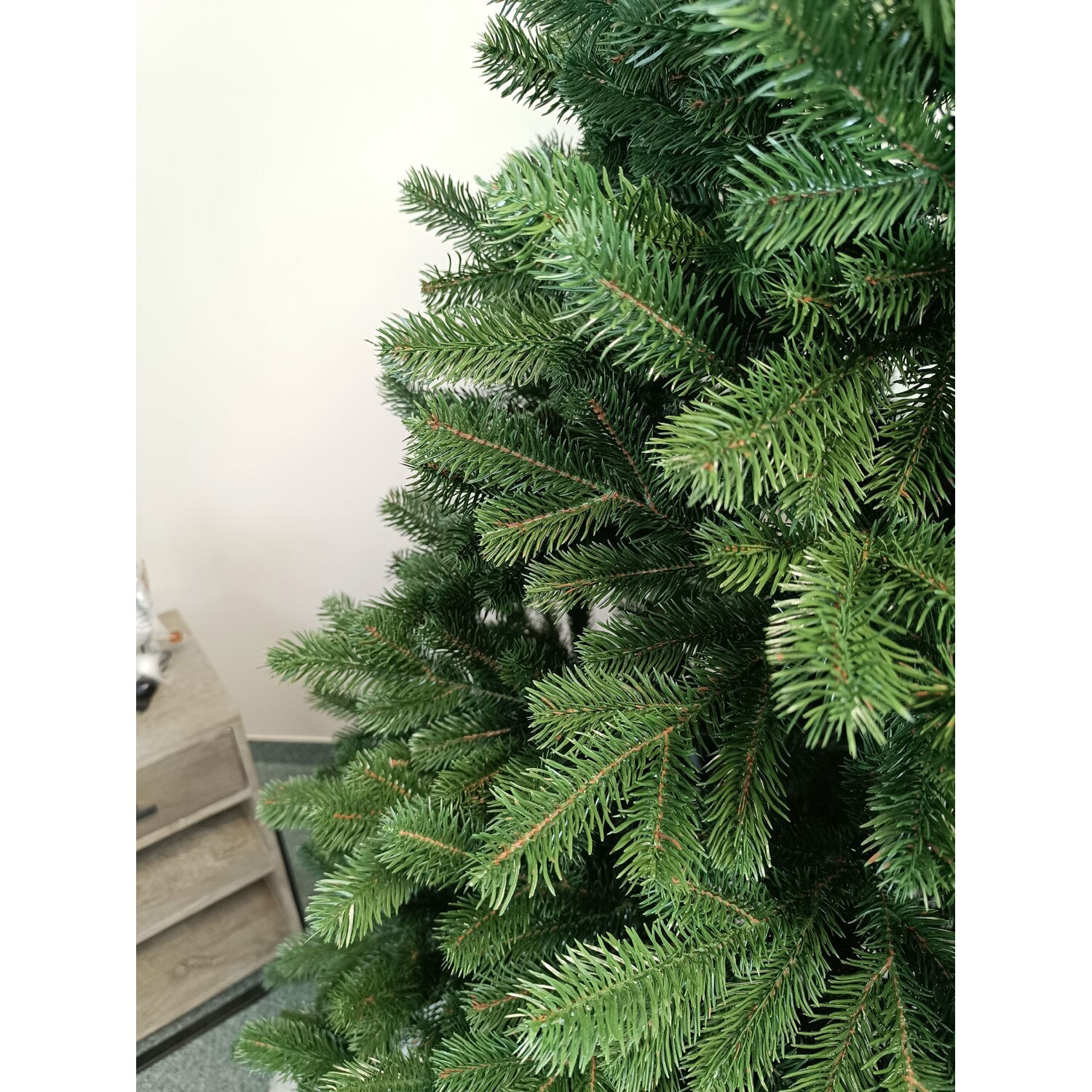 Brad artificial Christmas Deluxe Sersimo, Kovalivska verde, 3D, 210cm ...