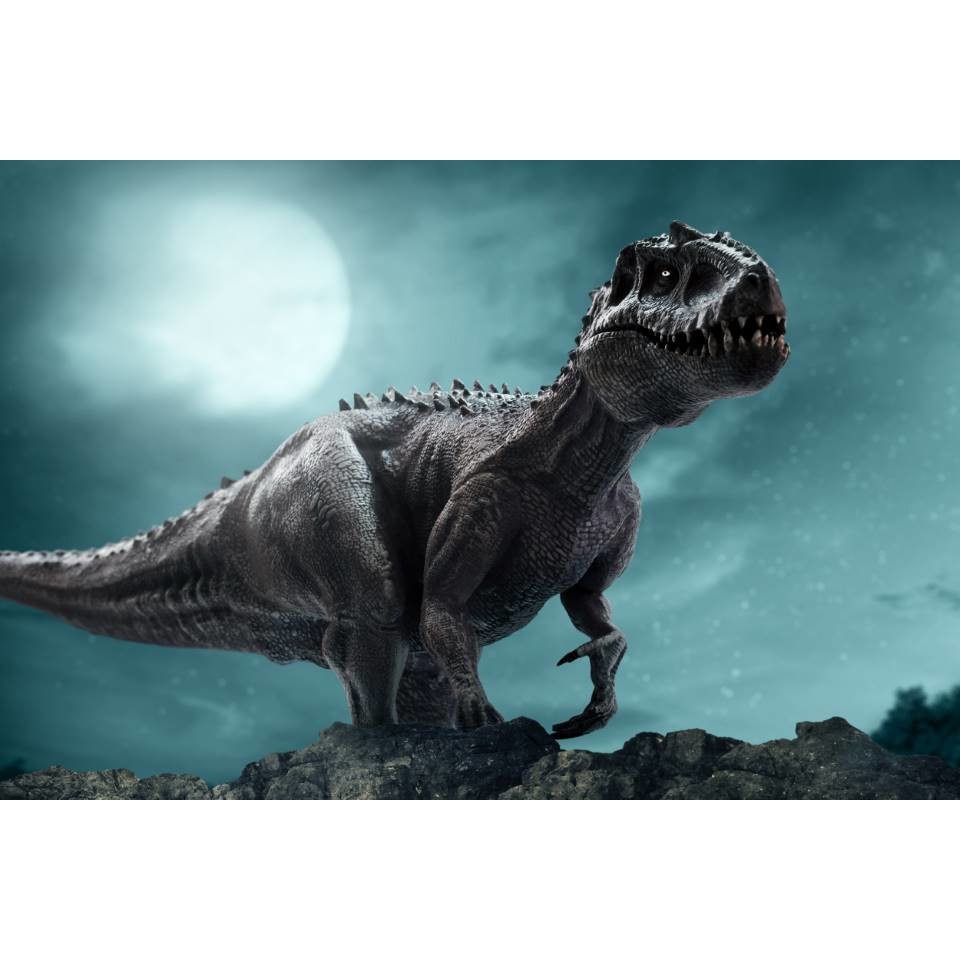 Fototapet autoadeziv PVC - T Rex La Luna Plina, 120 x 200 cm - eMAG.ro