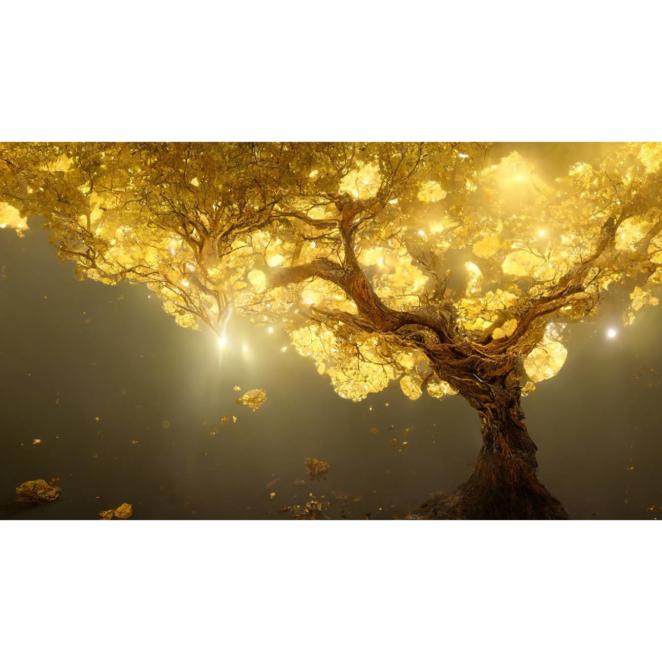 Sticker - Copacul Auriu, 70x120 cm - eMAG.ro