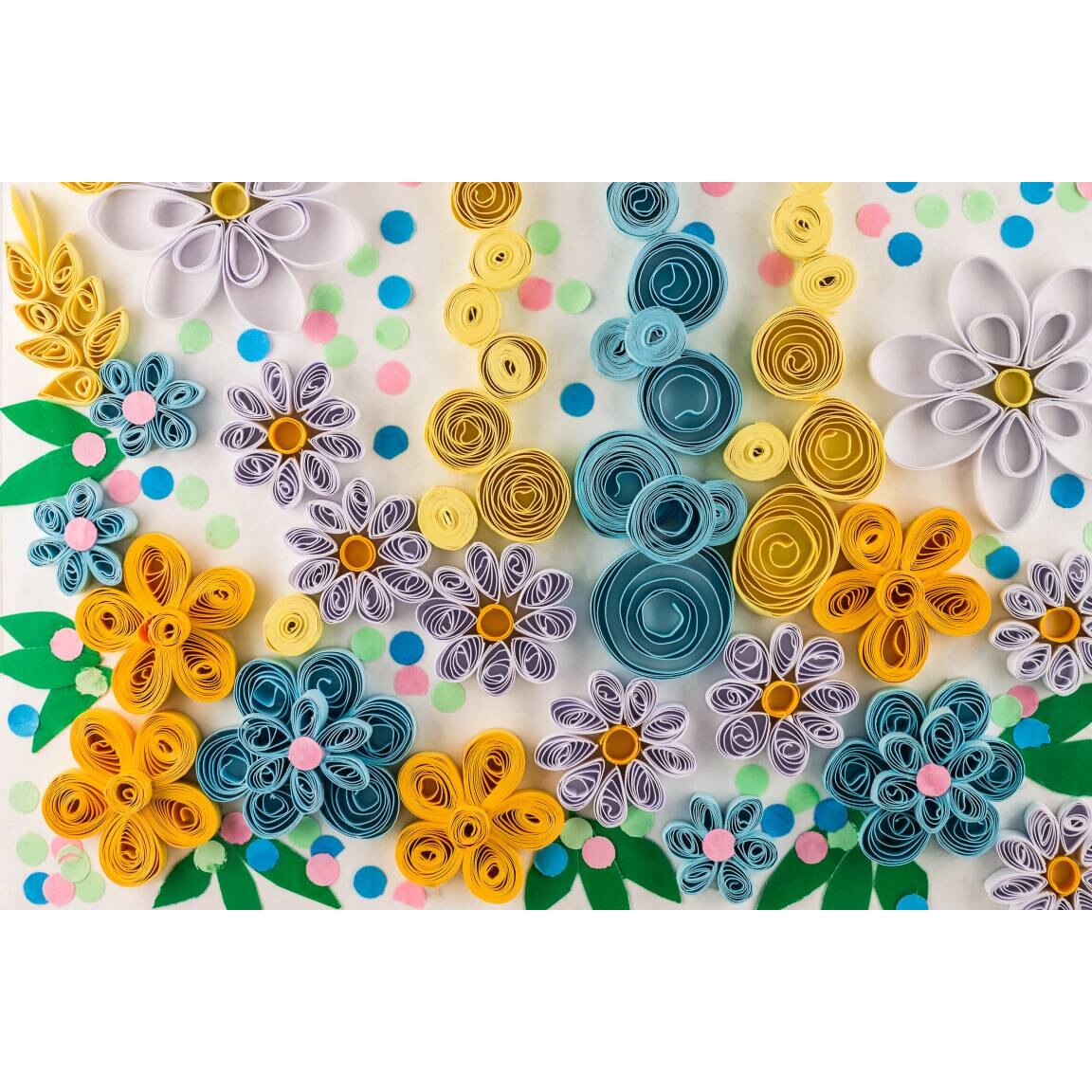 Sticker - Flori Colorate De Hartie, 75x110 cm - eMAG.ro