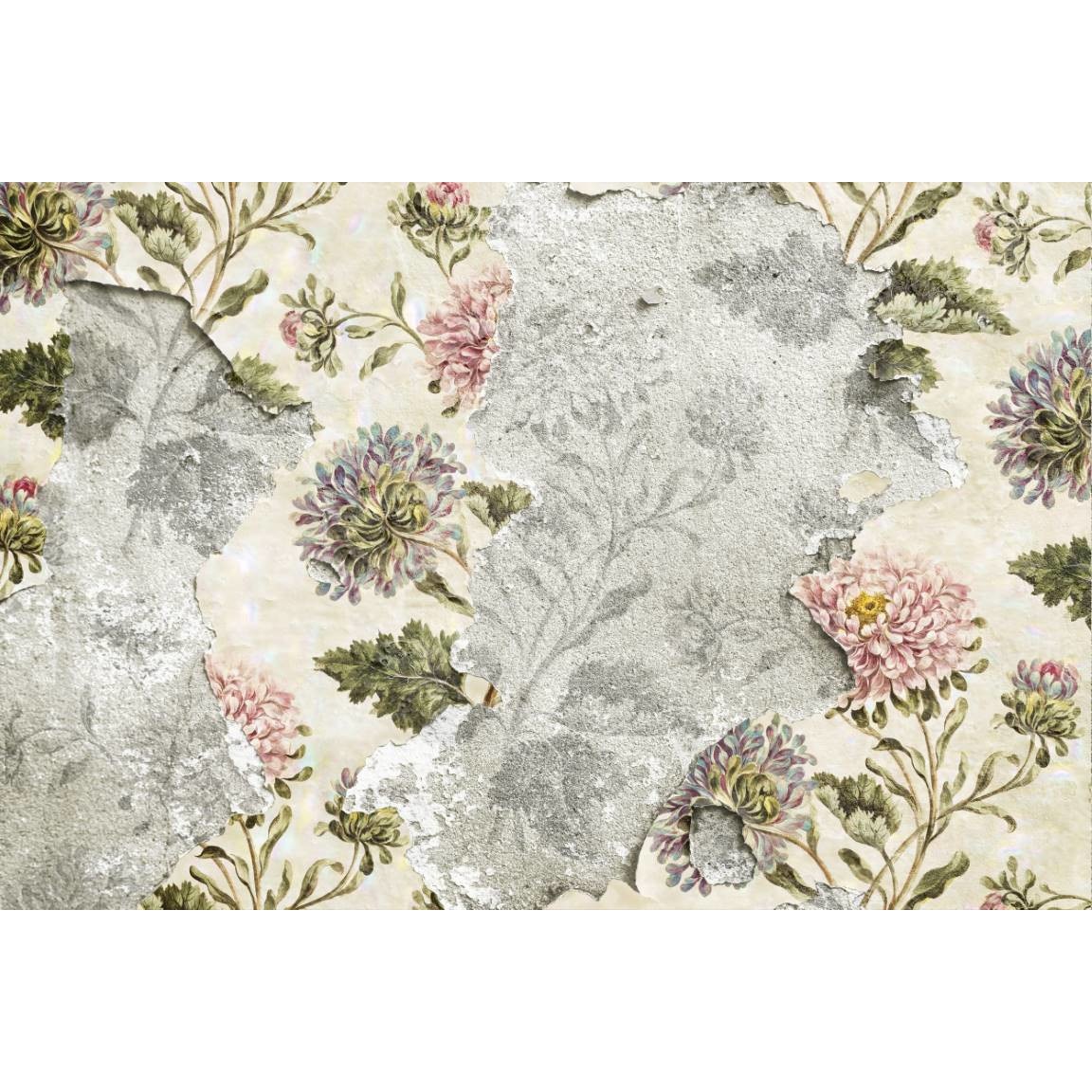 PVC öntapadó tapéta - Virágmintás falról lehúzva, 120 x 180 cm - eMAG.hu