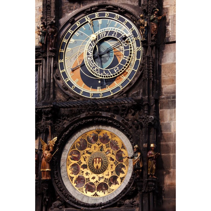 Fototapet autoadeziv PVC - Ceasul Astronomic Din Praga, 360 x 250 cm ...