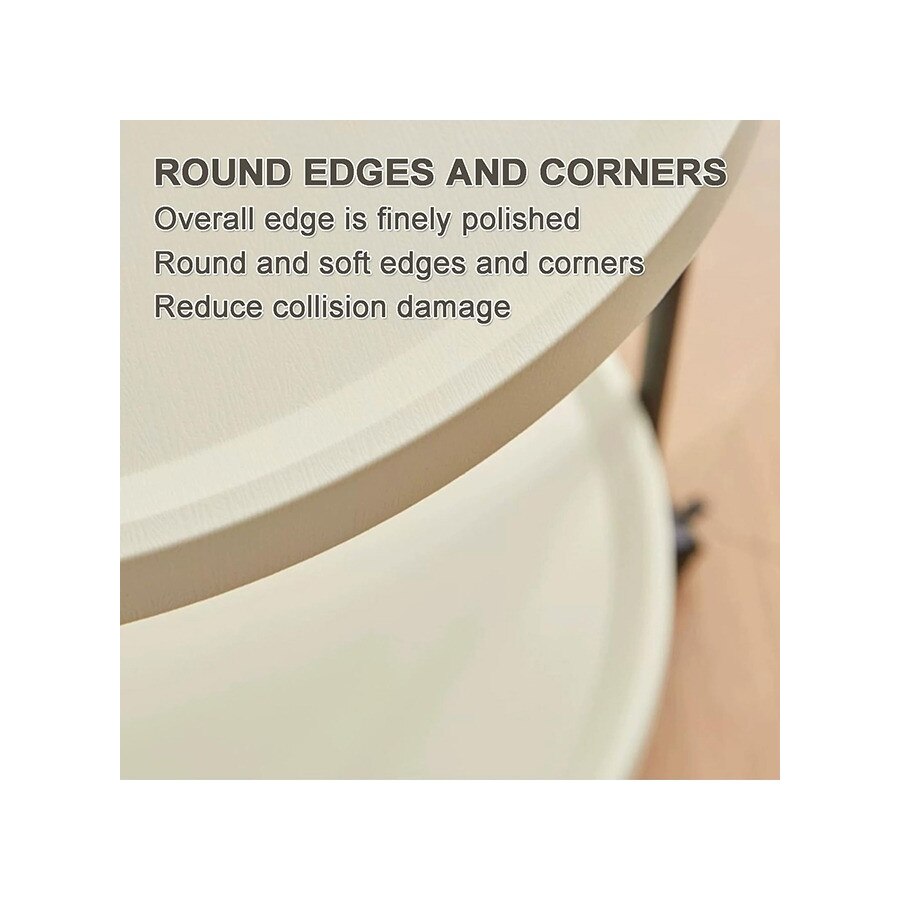 Masa laterala pentru living, mobila cu roti, raft de depozitare pe ...